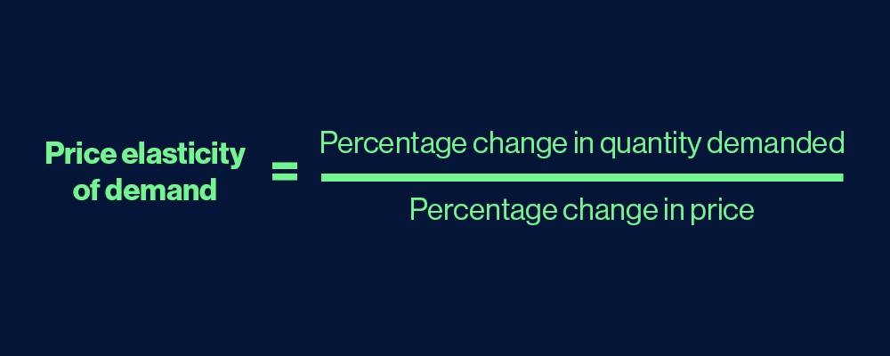 elastic demand formula